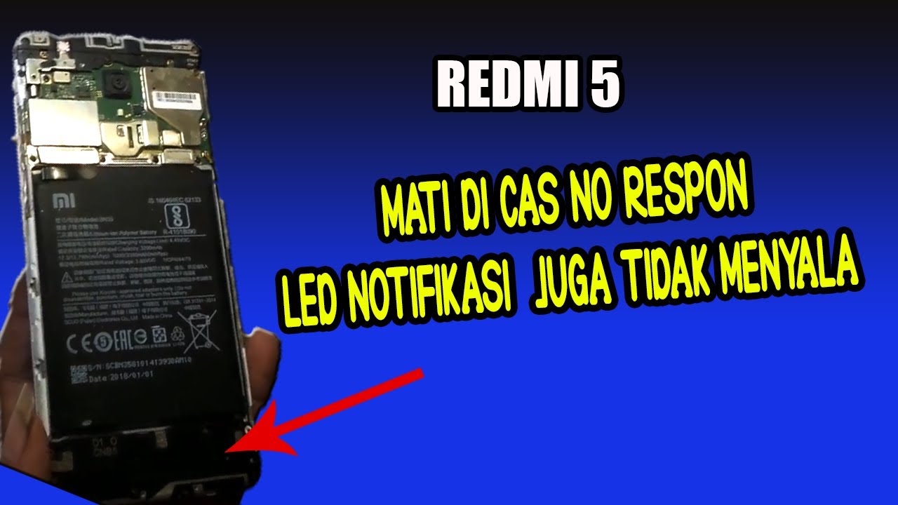 xiaomi redmi 5 mati di cas no respon - YouTube