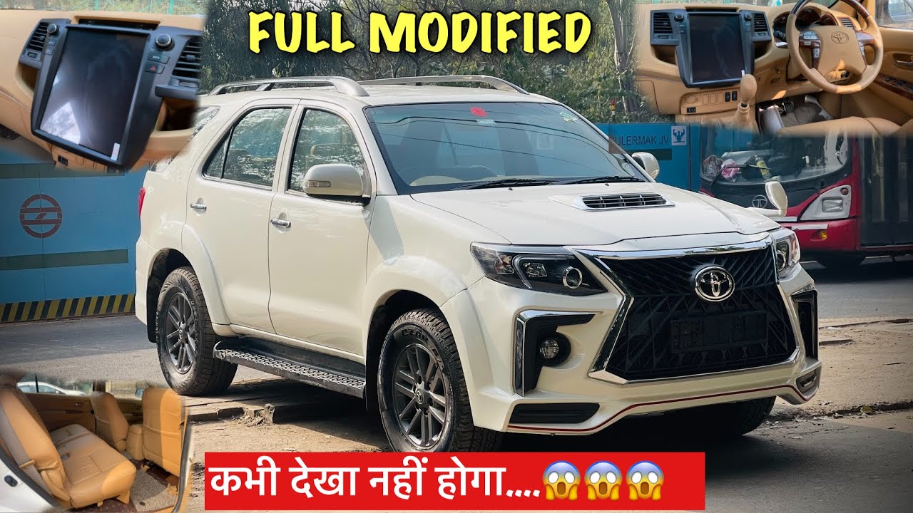 Modified toyota fortuner 2013 with Lexus style bodykit | modified ...