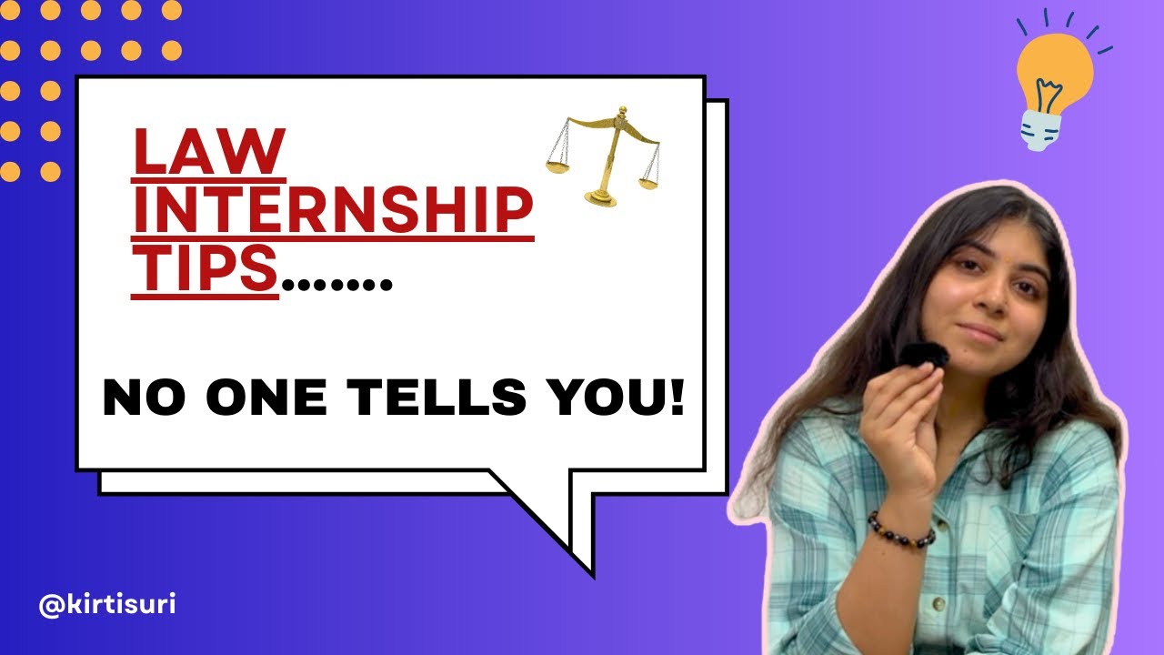 5 *LAW INTERNSHIP SECRETS* Every Law Student Must Know - YouTube
