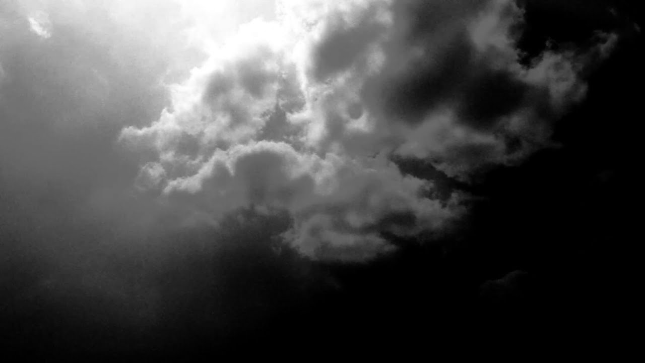 Black Screen Sky Effect background Video Clouds Moving Time Lapse ...