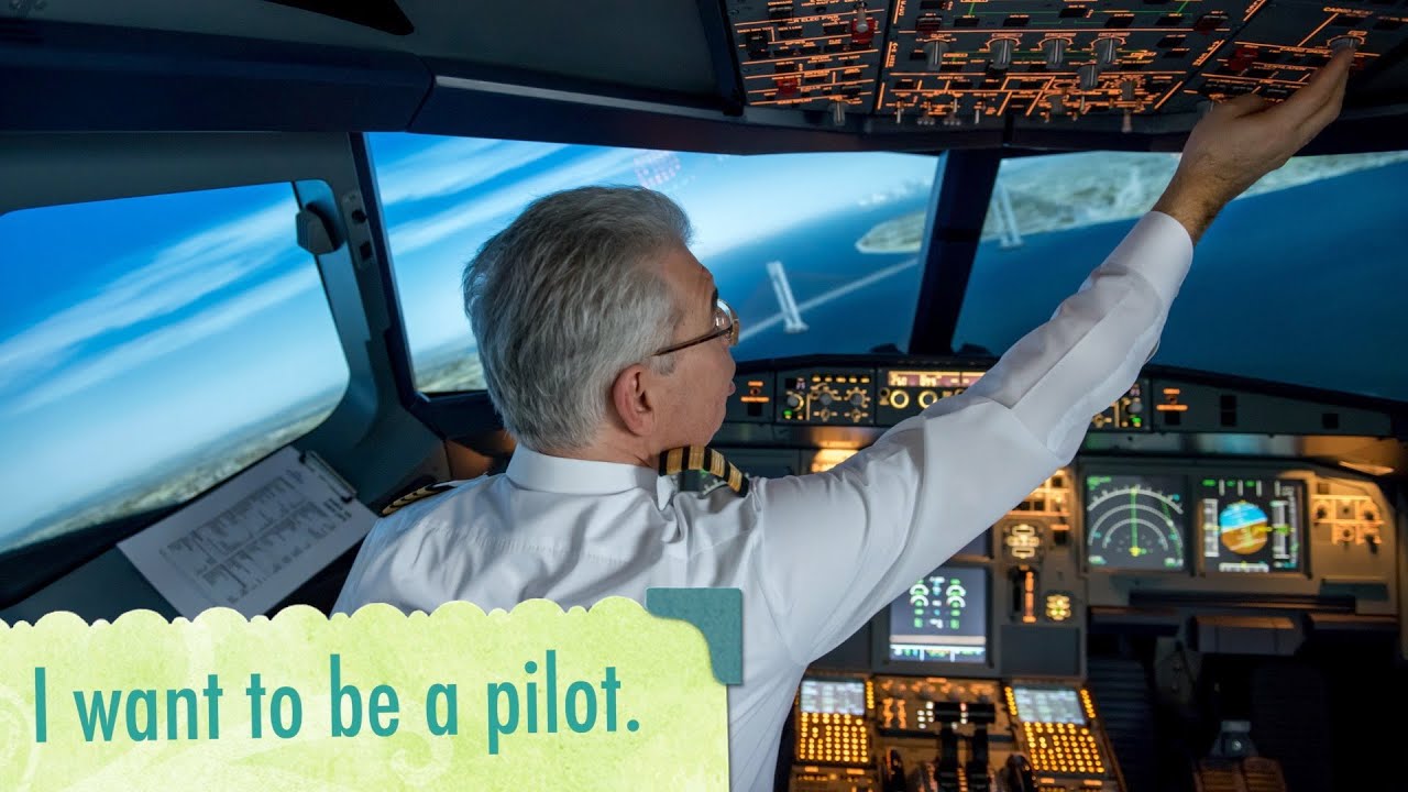 I want to be a pilot. | English for Kids - YouTube
