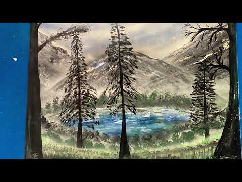How to spray paint trees - YouTube