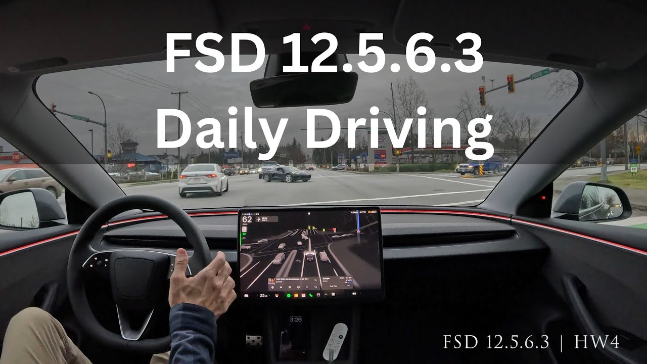 FSD 12.5.6.3 | Daily Driving & Discussing FSD' Future - YouTube