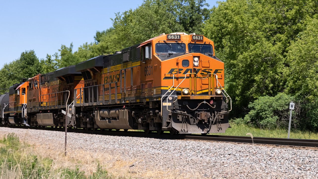 BNSF 6631, 7262, 2836 - June 18, 2021 - YouTube