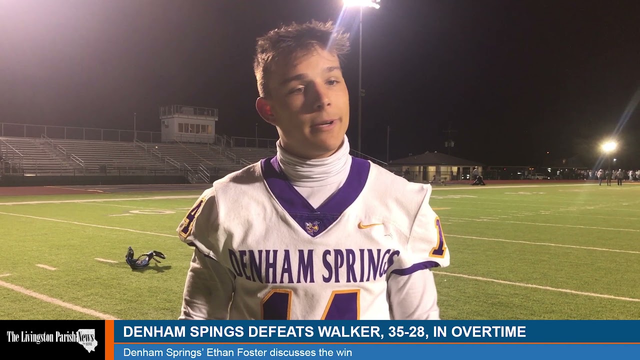 Denham Springs High's Ethan Foster - YouTube