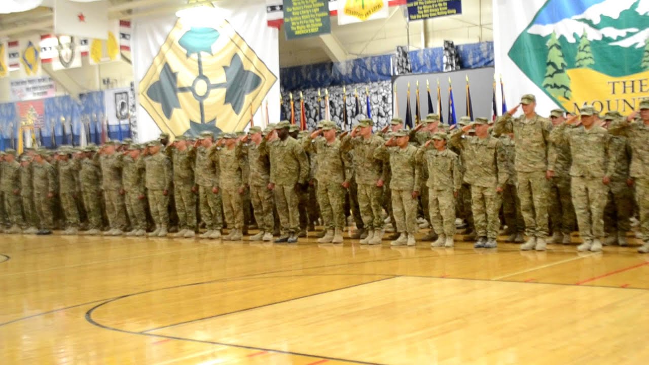 Fort Carson Soldiers homecoming! April 2012 - YouTube