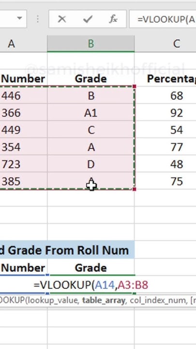 Find Specific Value in Excel | How To Use VLOOKUP in Excel #shorts - YouTube