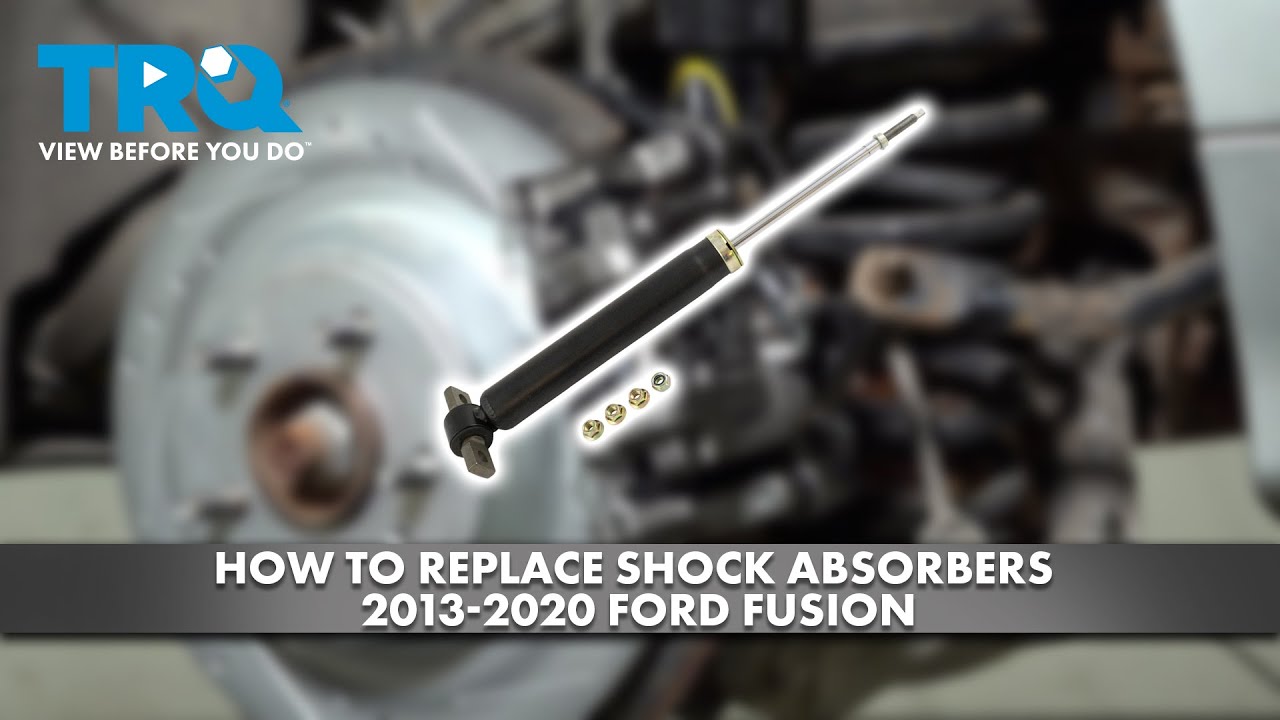 How to replace Shock Absorbers 2013-2020 Ford Fusion - YouTube