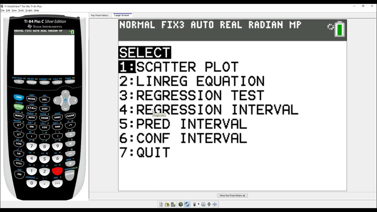 LinRegJ2 on TI-84 - YouTube
