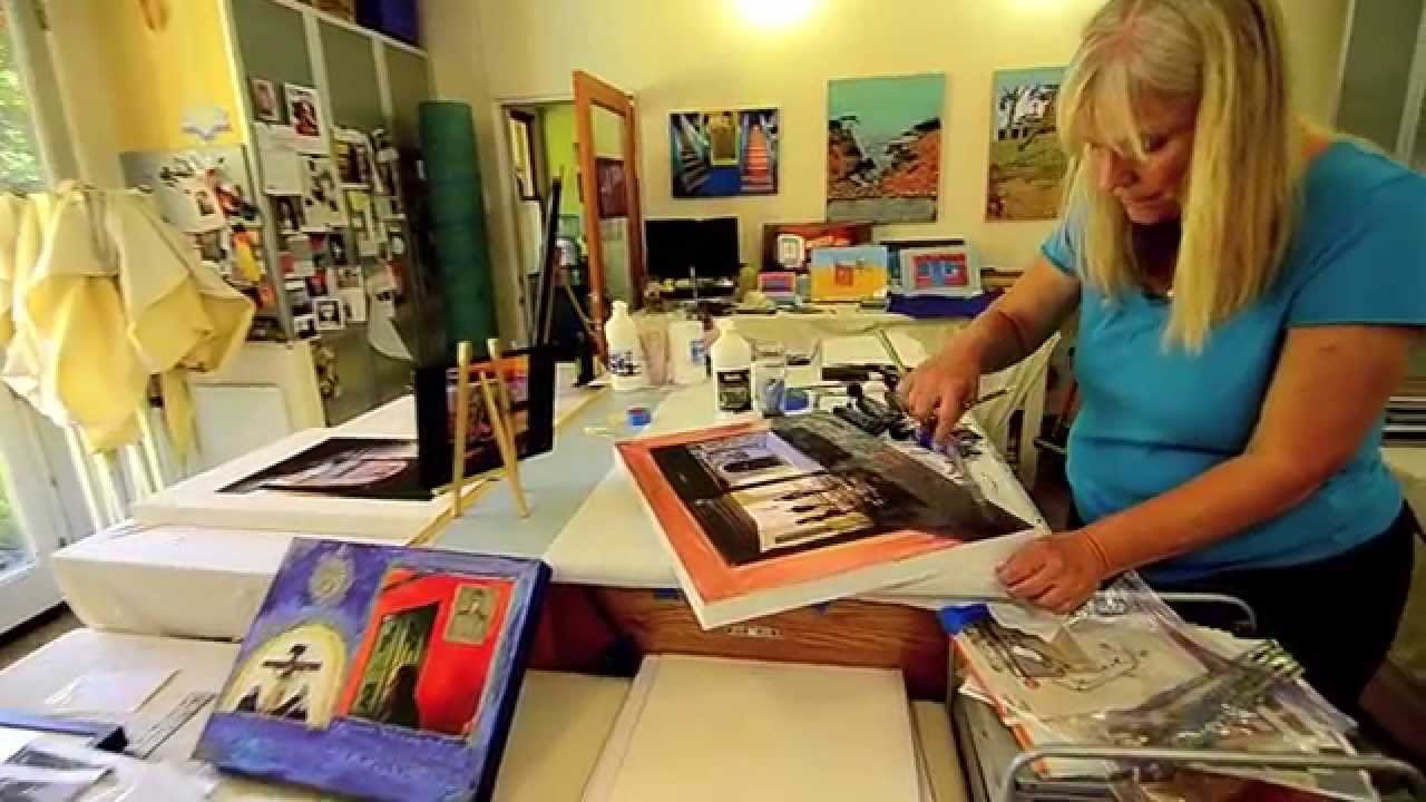 An Interview With Artist Robin Becker - YouTube