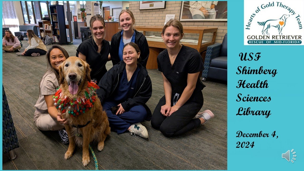USF Shimberg Health Sciences Library Dec 2024 Jan 2025 - YouTube