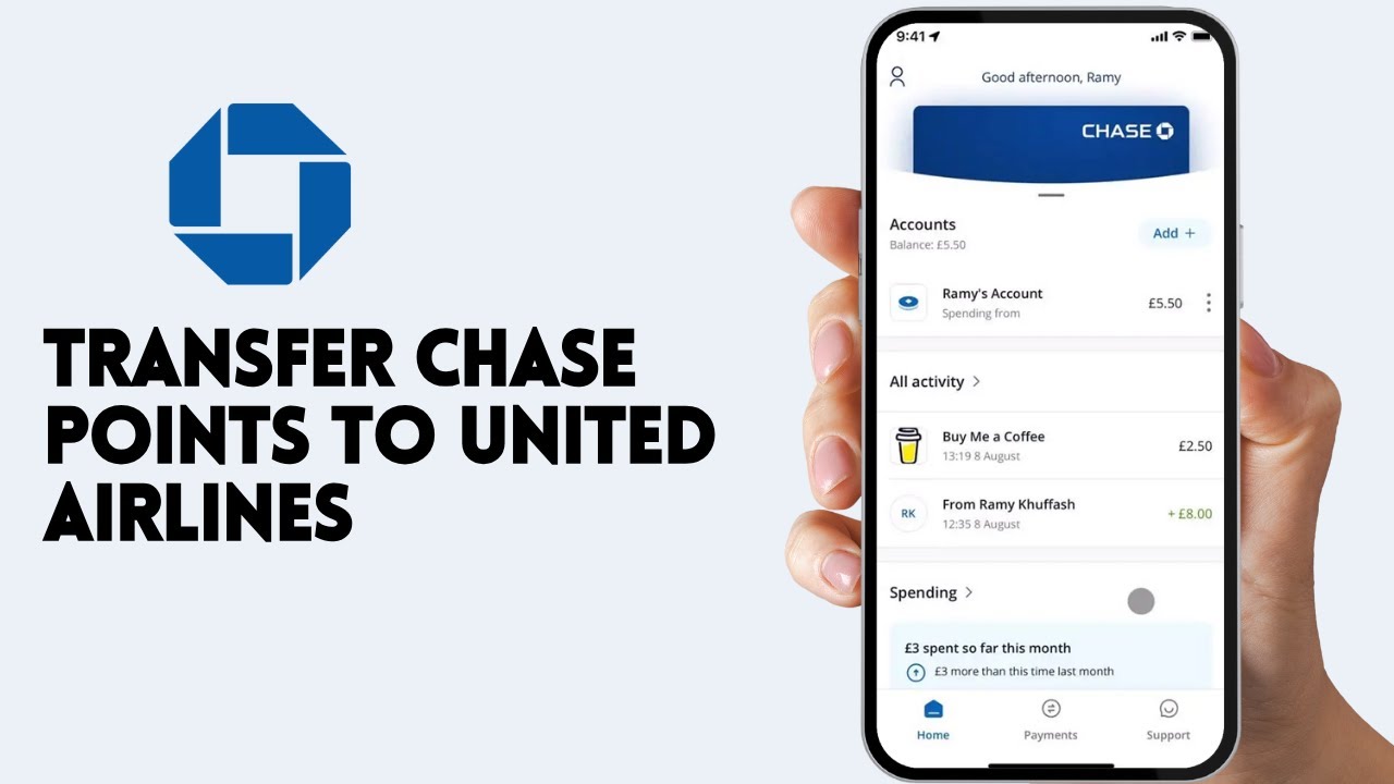 How To Transfer Chase Points To United Airlines - Step by Step - YouTube