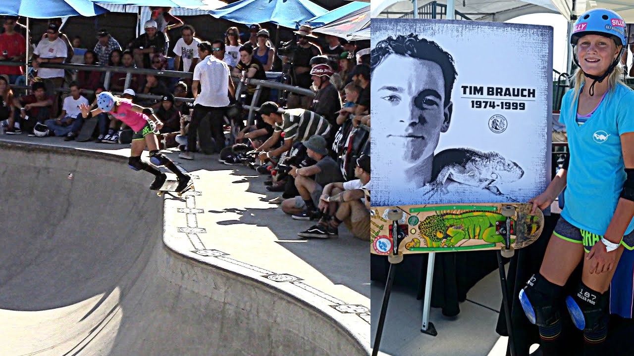 Bryce Wettstein Tim Brauch Bowl Sk8 Contest 2016 - YouTube