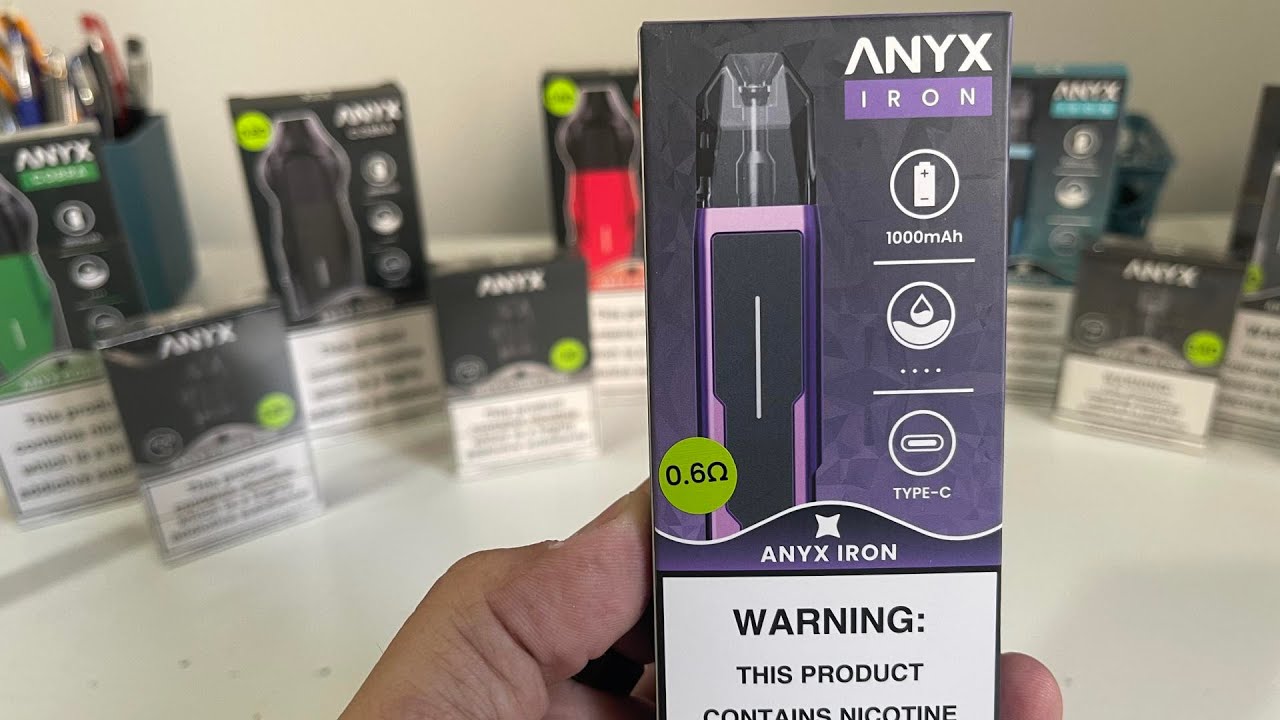 ANYX Iron: A Stylish and Robust Pod System Built for Performance - YouTube