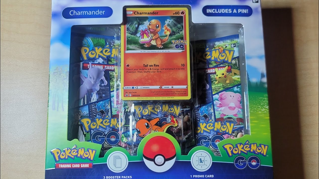 Pokemon go charmander collection box - YouTube