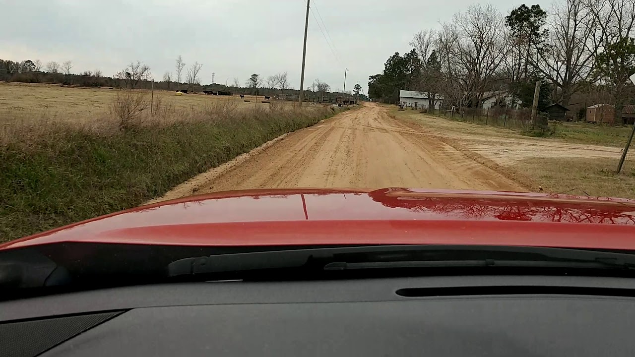 Georgia Dirt roads Pridgen Ga. - YouTube