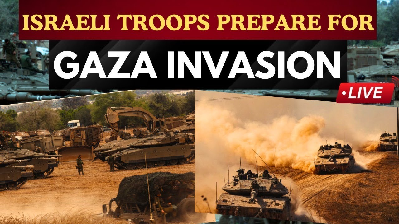 Israel War Coverage Live Today | Gaza Ground Invasion Soon | Palestine ...