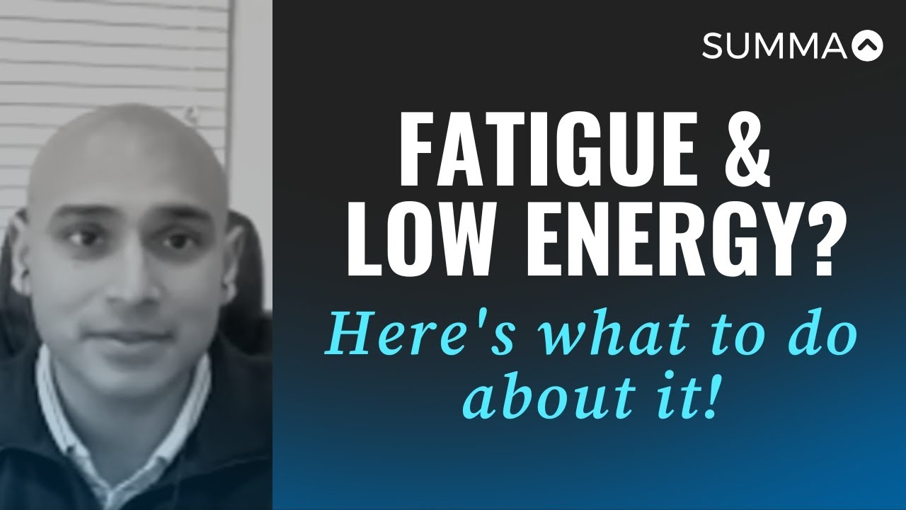 How To Deal With Fatigue And Low Energy - YouTube