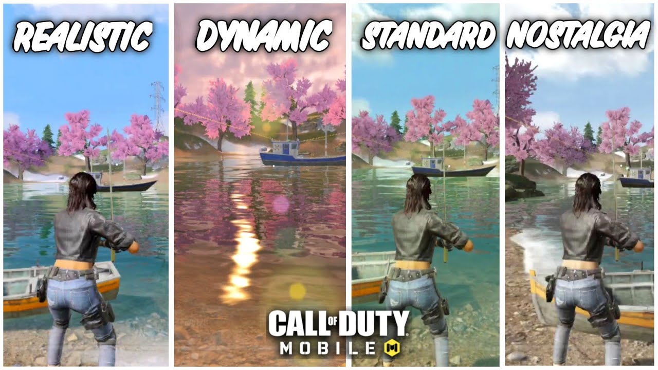 COD MOBILE ALL GRAPHICS STYLES COMPARISON | NEW SEASON 6 GRAPHICS - YouTube