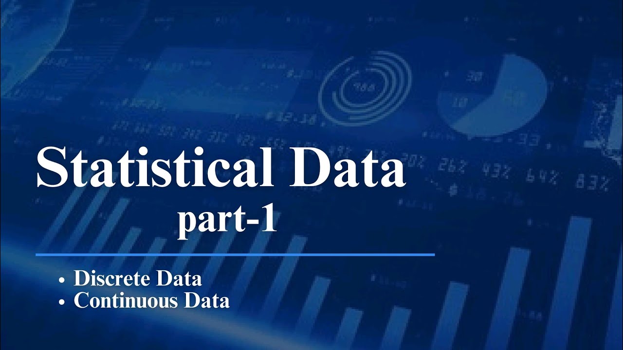 Statistics| Types of Statistical Data Part-1 - YouTube