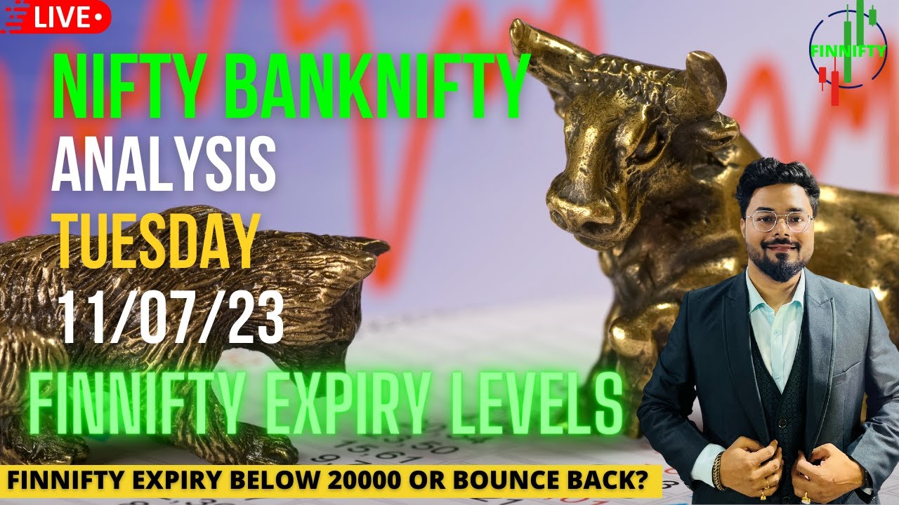 NIFTY BANKNIFTY TUESDAY ANALYSIS & LEVELS 11TH JULY | FINNIFTY EXPIRY ...