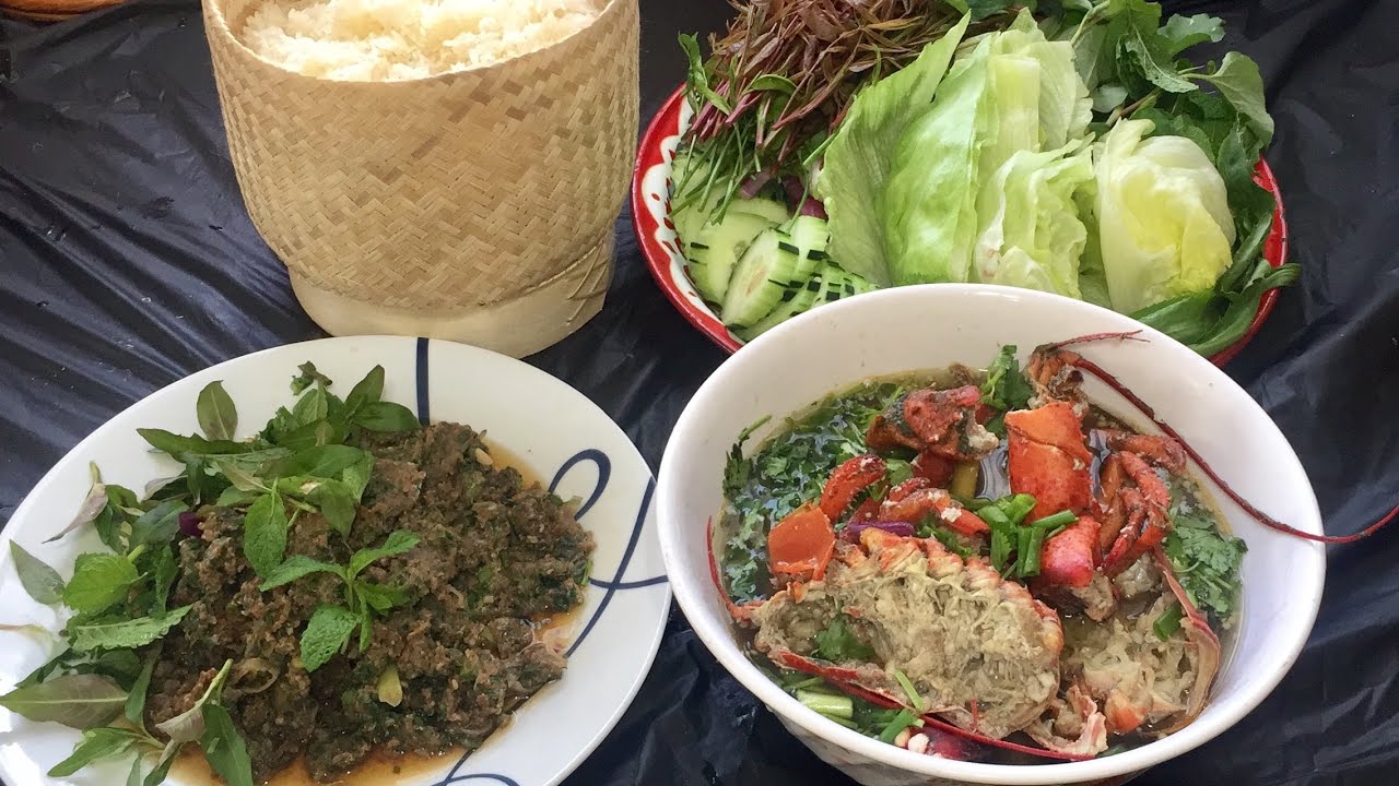 How To Make Lobster Laab Lao Food - YouTube