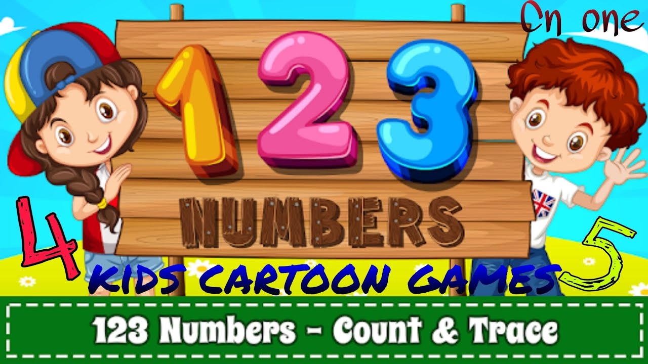 kids cartoon games । 1 2 3 counting games । funny cartoon । Cn one🙂 ...