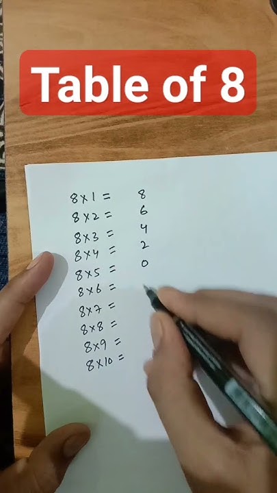 Table Of 8 Table Trick Funnyvideo Trick Viral Youtube Shortsvideo