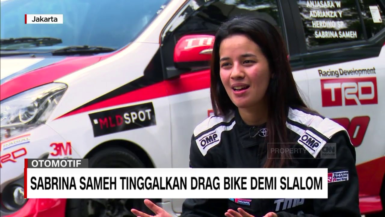 Sabrina Sameh Tinggalkan Drag Bike Demi Slalom - YouTube