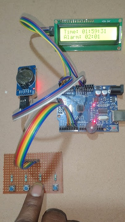 Arduino Smart Alarm Clock with RTC 🚨 #diy #arduino #electronic #maker - YouTube