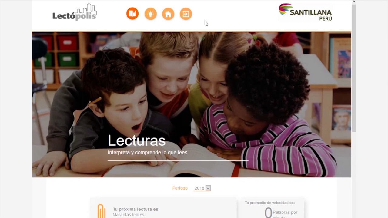 4. Visualización de lecturas e inicio de prueba | Lectópolis: Manual ...