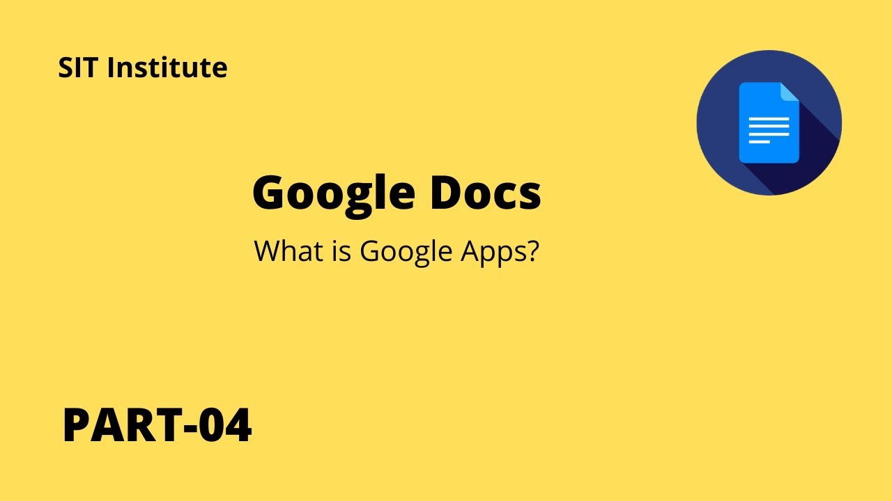 04. What is Google Docs | Google Docs BAngla Tutorial | PART-04 - YouTube