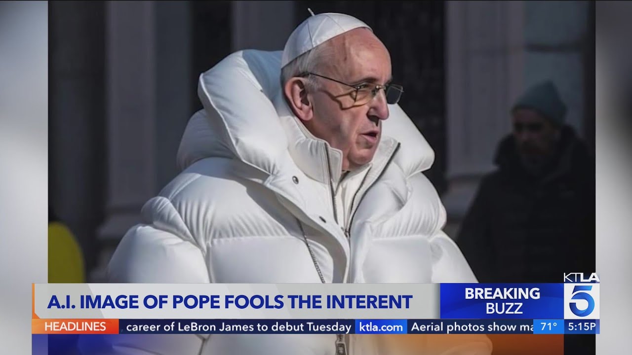 AI image of Pope in coat fools the internet - YouTube