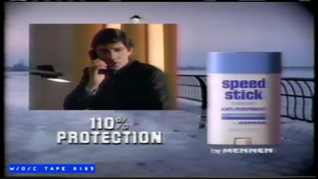 Speed Stick Commercial 1990 - YouTube