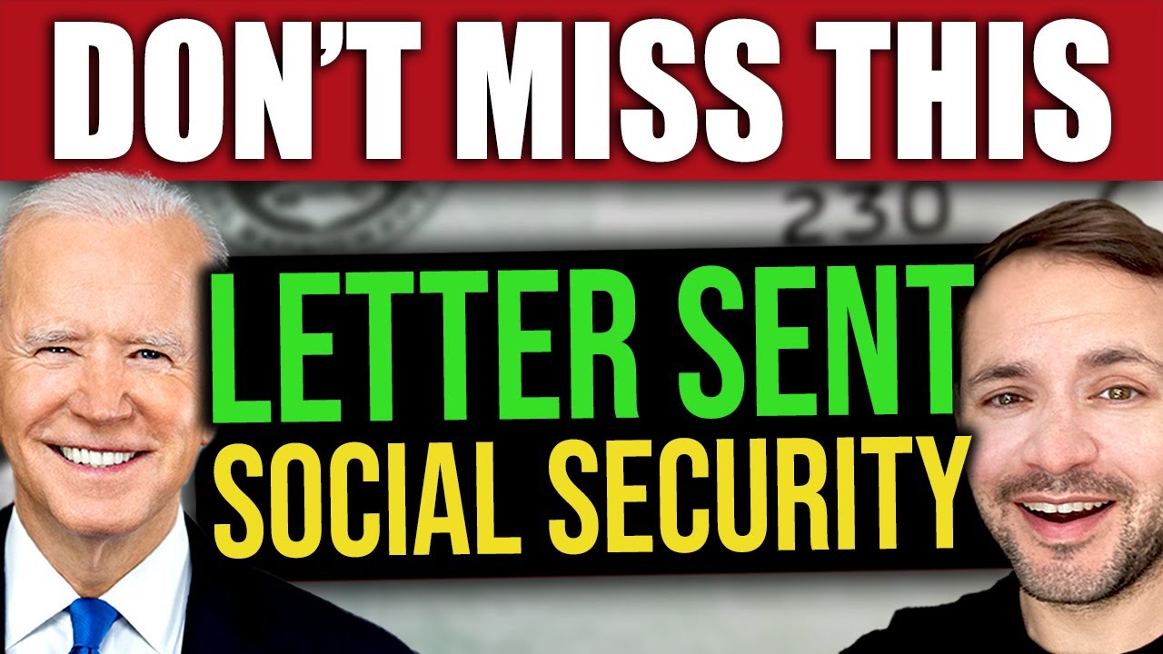 Social Security Letter Sent… DON’T MISS IT (SSI SSDI SS VA SSA 2024 ...