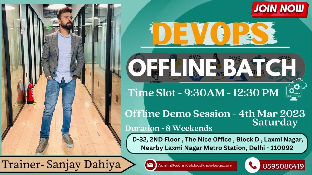 DevOps Offline Batch| Offline Training| Demo Session |👉 Enroll Now| By Sanjay Dahiya #devops # ...