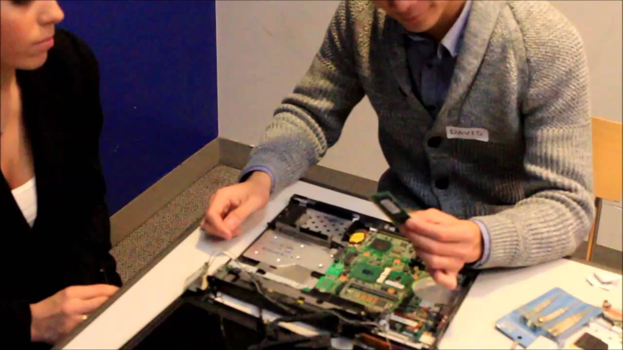 taking apart IBM laptop R50. - YouTube