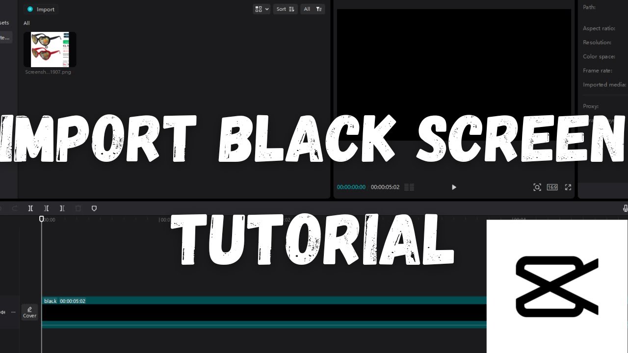 How To Import Black Screen Capcut Add A Blank Screen In CapCut PC How To Import Black Screen Capcut Add A Blank Screen In CapCut PC
