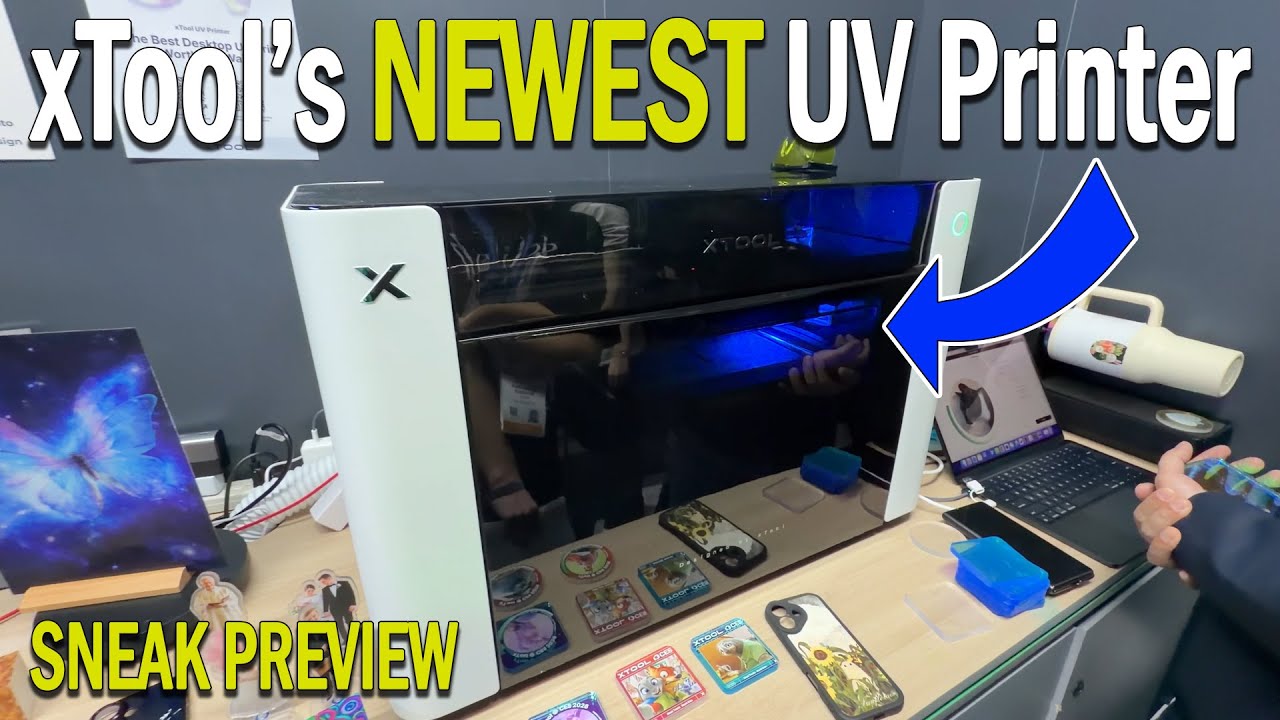 XTool's Newest UV Printer - FIRST LOOK & THOUGHTS | CES 2026 - YouTube