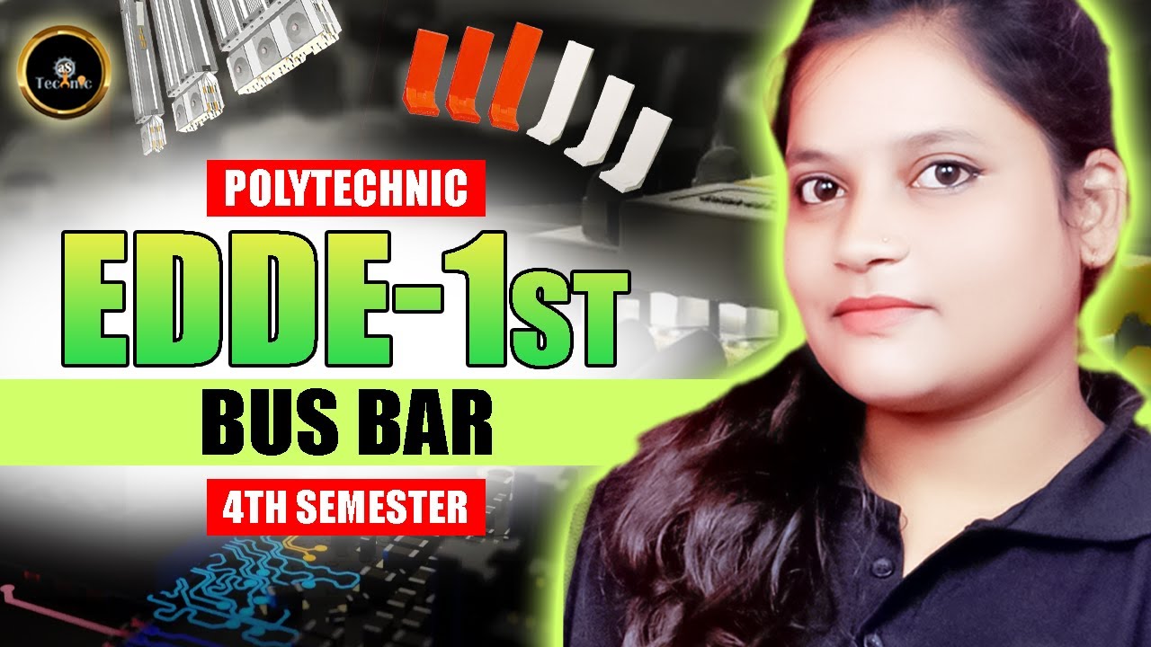 EDDE-IST Orthographic View of BUS BAR | #astechnic #4thsemester # ...