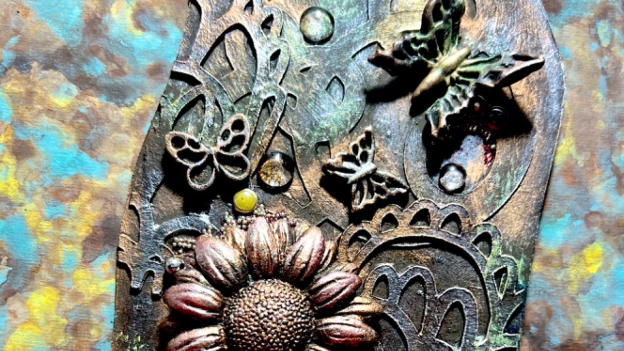 Resin/clay mixed media - YouTube