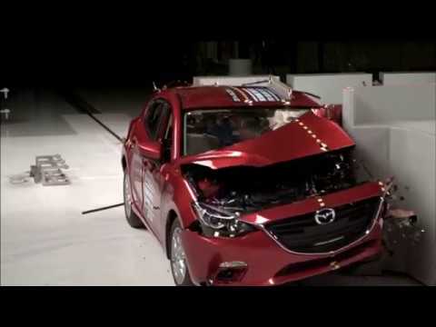 2014 Mazda 3 crash test - YouTube