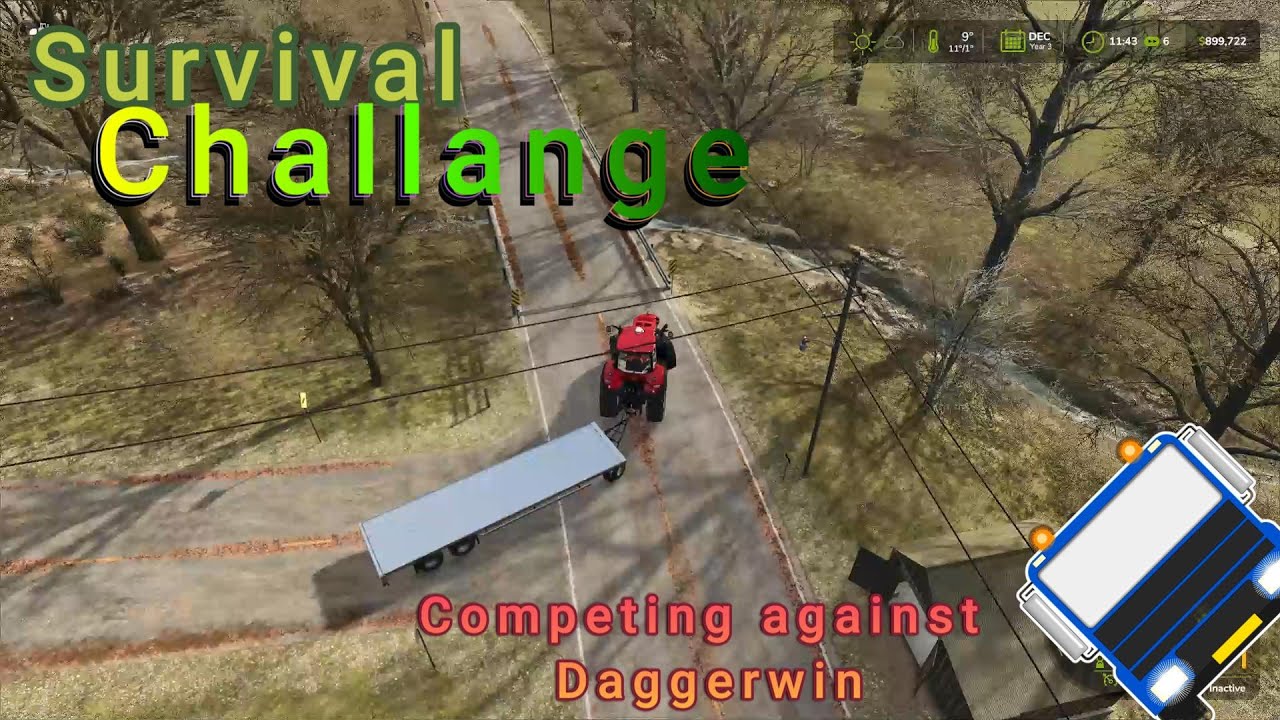 Fs 25 Survival challange competting against Daggerwin & Chainsaw100 Ep ...