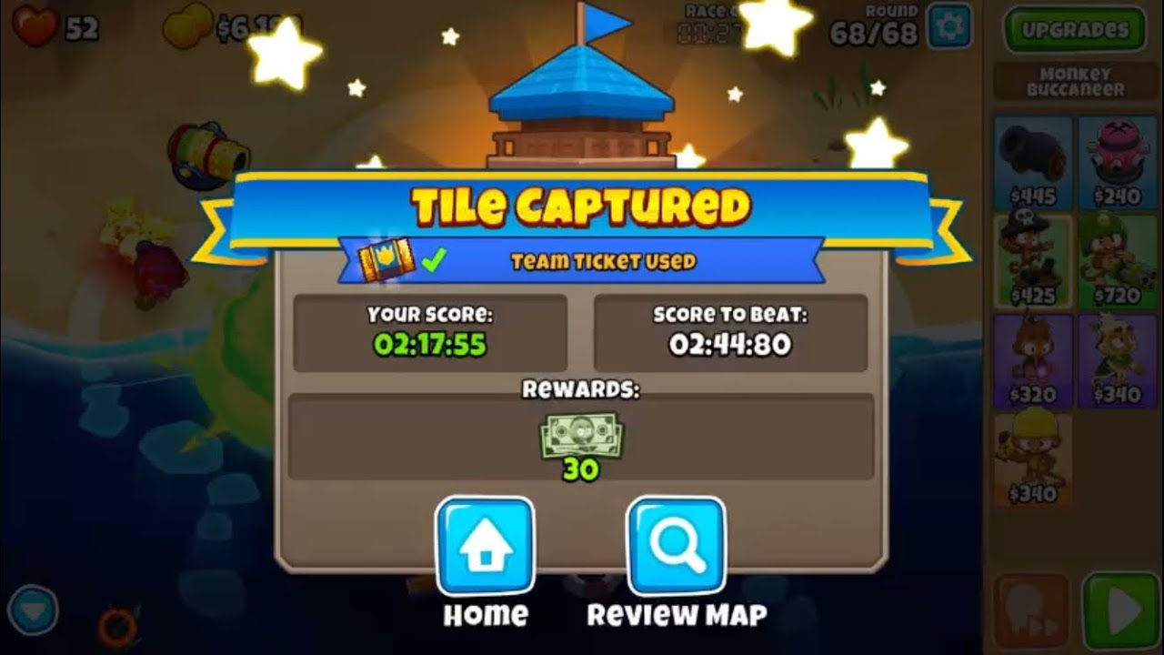 BTD6 Contested Territory Race Tile EBE in 2:17 (Banner) - YouTube