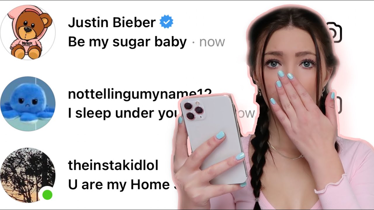 READING MY CREEPY DMs !! *cringy* - YouTube