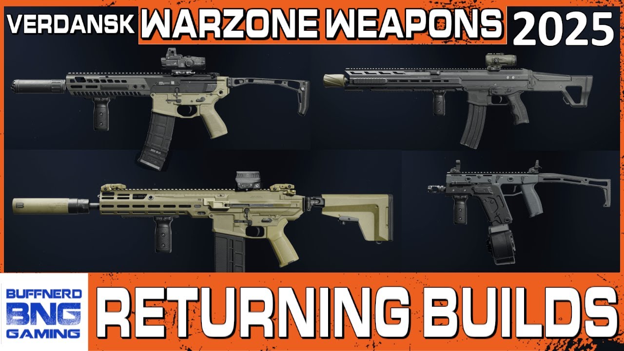 Verdansk Weapons For Returning Players - Part 2 - Warzone Builds - YouTube