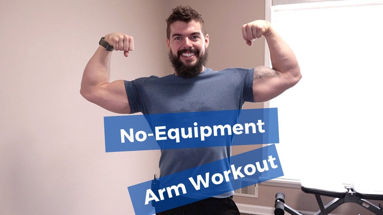 25 Minute No-Equipment Arm Workout - YouTube