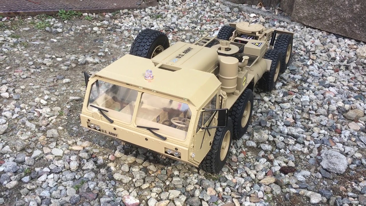 hg p802 hemtt oshkosh 8x8 First run - YouTube