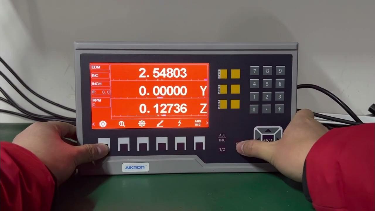 Aikron A30 LCD DRO has more background colors now | Wow ! - YouTube