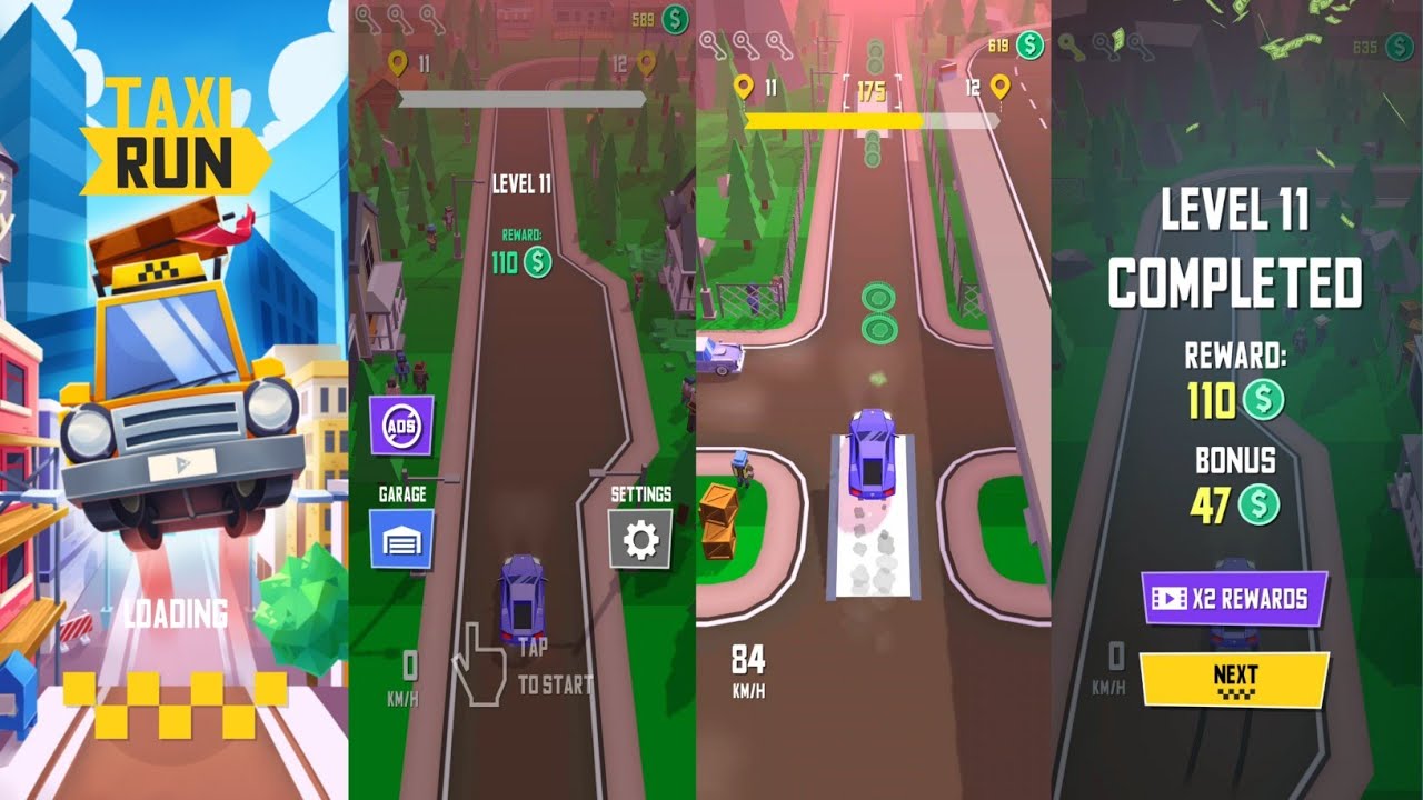 Taxi Run - crazy Driver Gameplay - YouTube